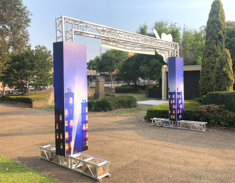 290mm 5x3.5m Truss Goal Post Package Hire - Element ICT - Live ...